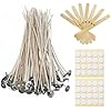 Amazon.com: 200 pcs 6" ECO Candle Wicks for Candle Making Coated with ...
