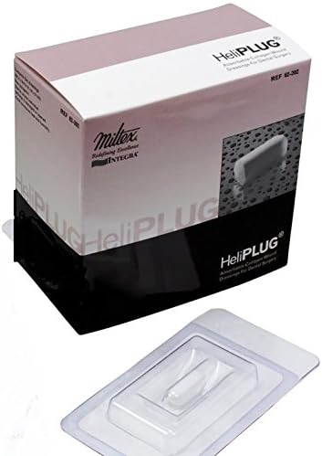 Amazon.com: 2017-04 Dental Miltex Heliplug Collagen Wound Dressing 3/8 ...
