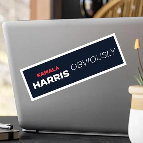 Amazon.com: Kamala Harris Obviously Sticker, Harris For President ...