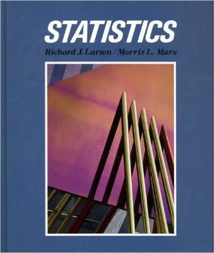Amazon.com: Statistics: 9780138440855: Larsen, Richard J., Marx, Morris ...