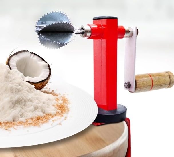 MGVB Heavy Steel Plated Iron Blade Table Coconut Scraper/Coconut ...