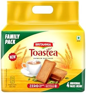 Britannia Toastea Premium Bake Rusk 1Kg (250g X 4) : Amazon.in: Fashion