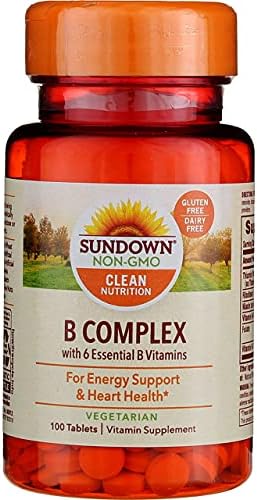 Amazon.com: Sundown Naturals B-Complex, Tablets 100 ea (Pack of 4 ...
