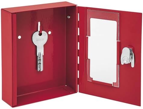 HMF 1021-03 Emergency Key Box with Glass Breaker 15 x 12 x 4 cm, RAL ...