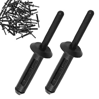 CADUFUELLY 50Pcs Nylon Blind Rivets Automobile Plastic Fastener Clip ...