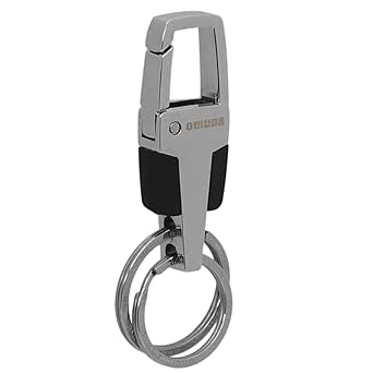 Omuda Premium and Stylish Hook Locking Metal Key Chain for Men & Women ...