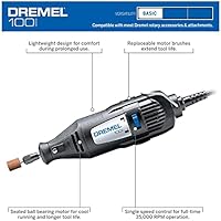 Dremel 100-N/7 Single Speed Mini Rotary Tool Kit with 7 Accessories ...