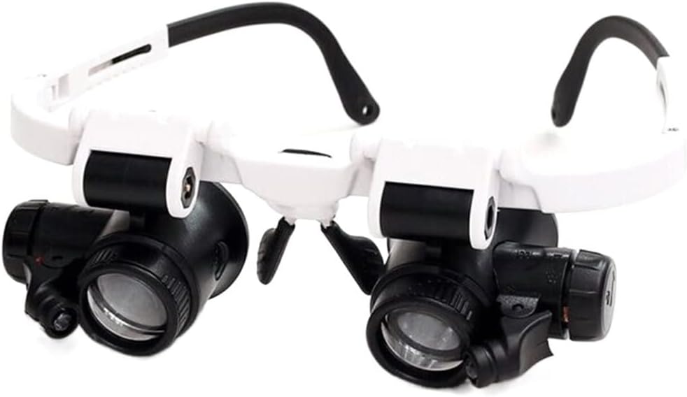 Amazon.com : Microscope Kit 2LED Head-Mounted Illuminating Microscope ...