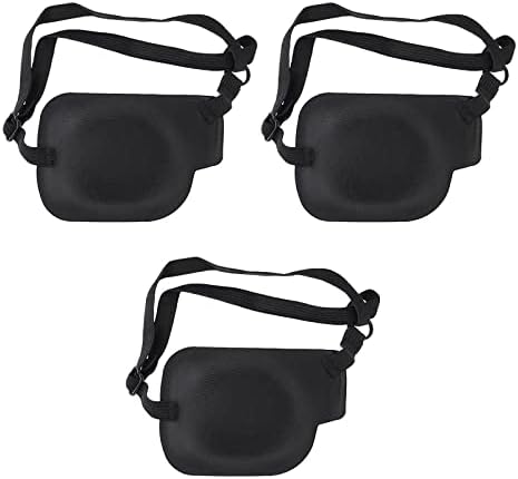 Amazon.com: Mllxon 3 Pcs Eye Patches, 3D Eye Patch Black Adjustable ...