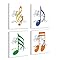 Amazon.com: NIIORTY Music Note Wall Decor Canvas Posters, Music Wall ...