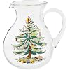 Amazon.com: Spode Christmas Tree Glass Pitcher with Handle - Festive ...