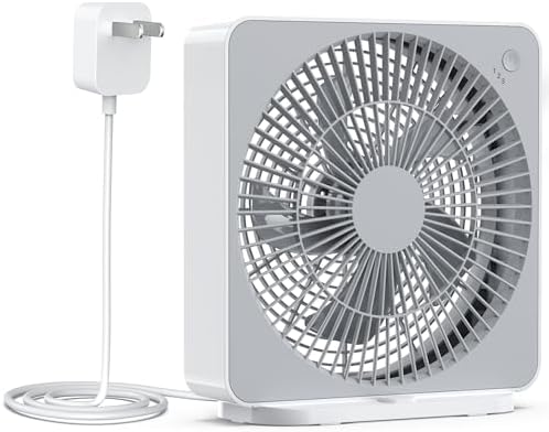 Amazon.com: SOFLY 10 Inch Box Fan, 3 Speeds Louvre Fan For Bedroom ...