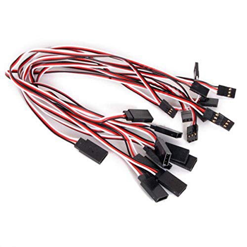 32cm 3-pin Male to Female Remote Control Servo Extension Wire Cable ...