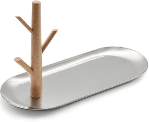 Amazon.com: Shinpuru Key Tray & Key Bowl, Jewelry Tray with Wood 3-Tier ...