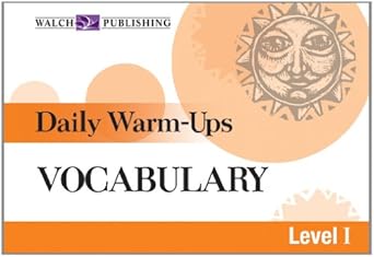 Amazon.com: Daily Warm-ups Vocabulary Series: 9780825163722: Walch ...