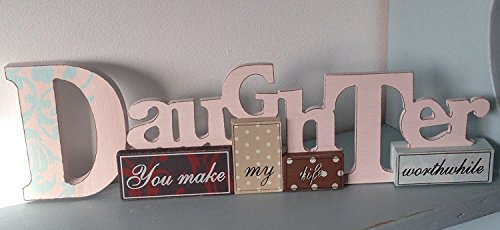 Wooden Daughter Table Top Sign – BigaMart