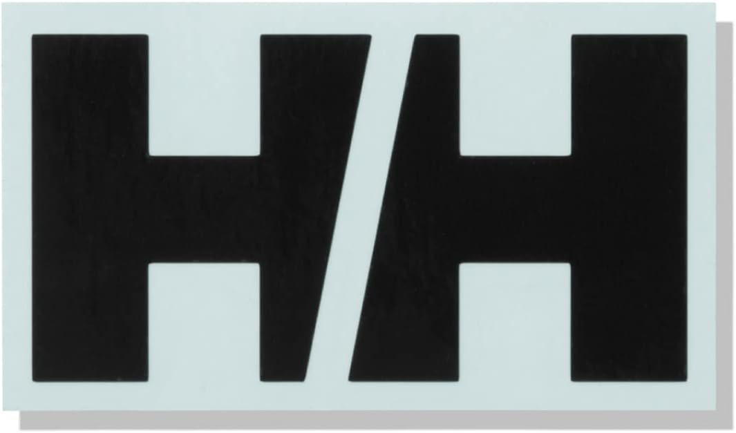 Amazon.co.jp: [ヘリーハンセン] ステッカー HH Cutting Logo Sticker ブラック ONESIZE : おもちゃ