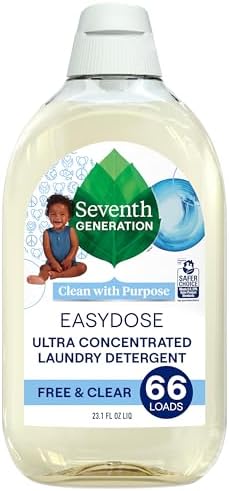 Amazon.com: Seventh Generation Baby Easy Dose Laundry Detergent Ultra ...