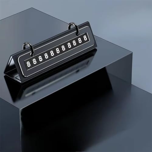 Kfz-Kennzeichen mit verdecktem Flip-Design für Privatsphäre, Dual ...