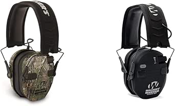 Amazon.com : Walker's Razor Slim Electronic Quad Earmuff 23Db/Realtree ...