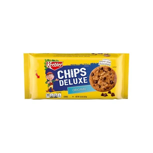 Amazon.com: Keebler Chips Deluxe Double Chocolate Chip Cookies with M ...