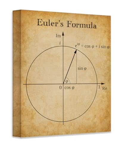 Amazon.com: Euler's Formula 18x24 Stretched Canvas Poster- Complex ...