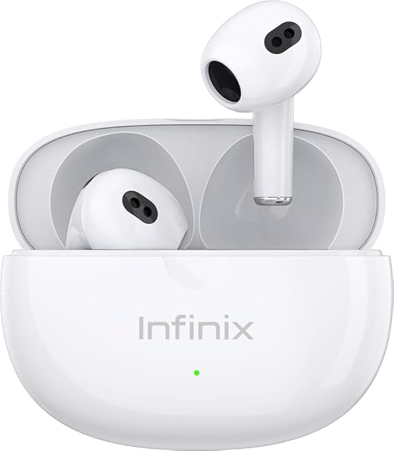 Infinix- XBuds 3- XE31 - White : Bluetooth Earbuds, Clear Calls & Sound ...
