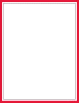 Amazon.com : Great Papers! Red Border Letterhead, 8.5"x11", 80 Count ...