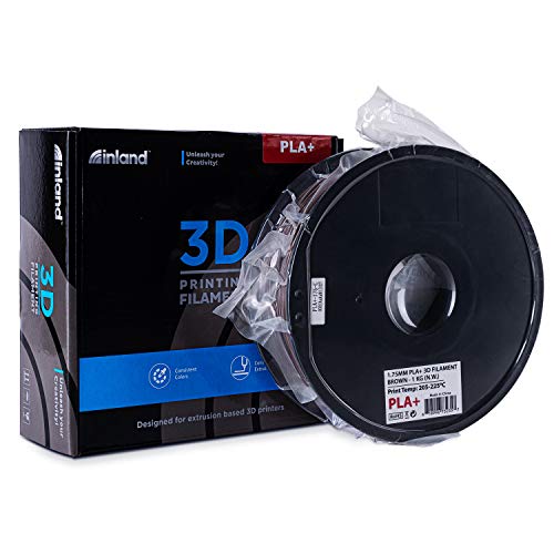 Snapklik.com : Micro Center Inland PLA+ Filament 1.75mm - Brown 3D ...