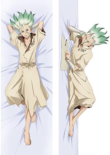 Amazon.com: Anime Dr. Stone Ishigami Senkuu Dakimakura - Funda de ...