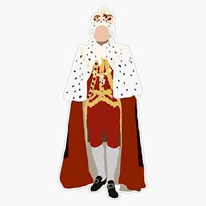 Amazon.com: King George Sticker Bumper Sticker Vinyl Decal 5" : Automotive