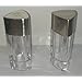 Amazon.com: Olde Thompson Clear Triangle Salt Shaker & Pepper Shaker ...