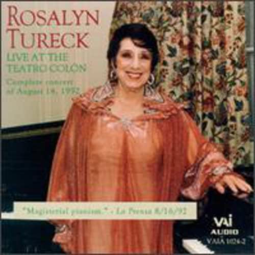 Rosalyn Tureck Live at Teatro Colon: Rosalyn Tureck (Piano), Rosalyn Tureck (Piano): Amazon.fr ...