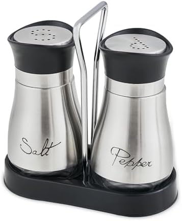 Pack of 2 Salt and Pepper Pots Salt and Pepper Shaker Salt and Pepper ...