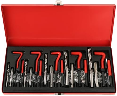 Amazon.com: weyleity 131-Piece Metric Helicoil Thread Repair Kit ...