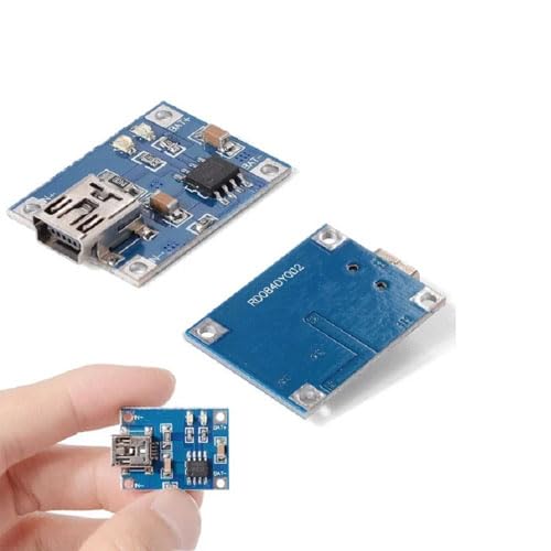 Buy TP4056 1A Charging Module for 3.7V Li-ion Battery(Mini USB) Pack of ...