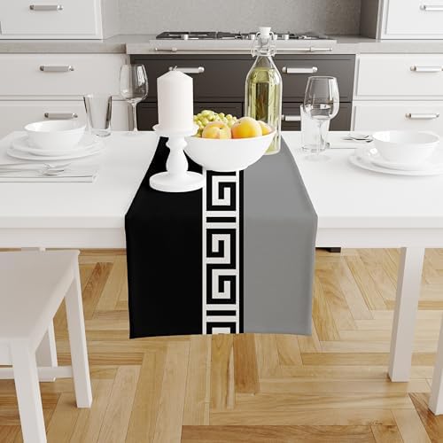 Amazon.com: EKIB Ancient Greek Key Table Runner - 16x70 Inch Elegant ...