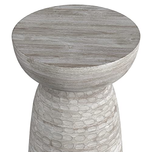 Snapklik.com : SIMPLIHOME Boyd SOLID MANGO WOOD 13 Inch Wide Round ...