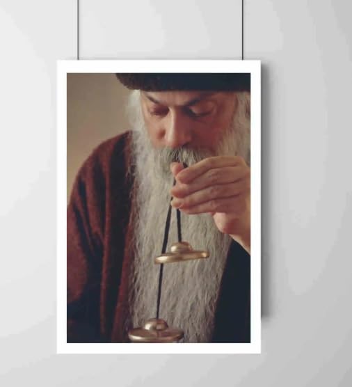 Acharya Osho Rajneesh Poster, 12 x 18 Inches and A4 Size, Unframed ...