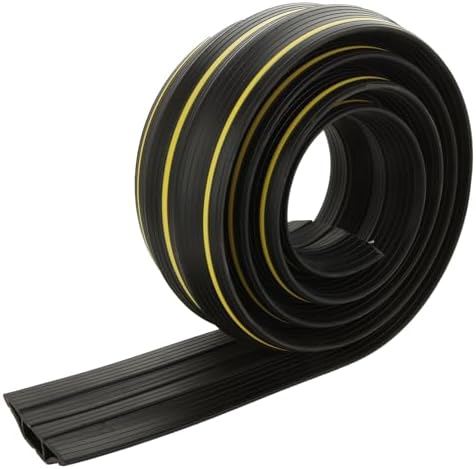 AKOLAFE 3M Cable Protector Floor, Outdoor Cable Cover Black Rubber Wire ...