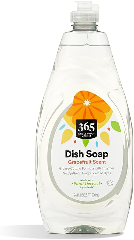 Amazon.com: 365 by Whole Foods Market, White Grapefruit Dish Soap, 24 ...