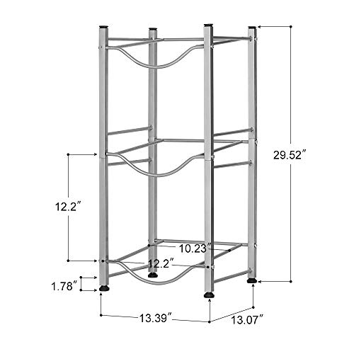 Buy 3-Tier Water Bottle Holder Cooler Jug Rack, 3 Gallon Water Bottle ...