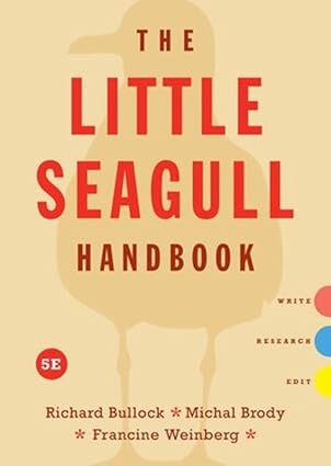Amazon.com: The Little Seagull Handbook: 9781324060000: Bullock ...