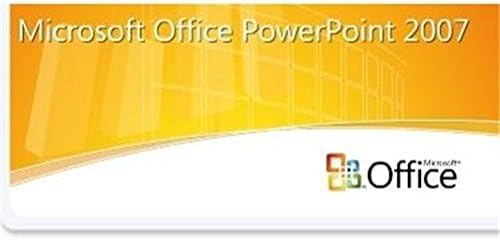 Amazon.com: Microsoft PowerPoint 2007 Old Version : Software