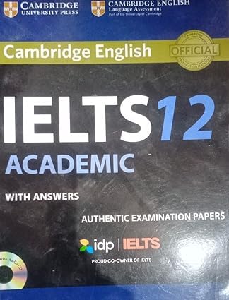 Buy Cambridge English IELTS 12 Academic With Answers (S) Book Online at ...