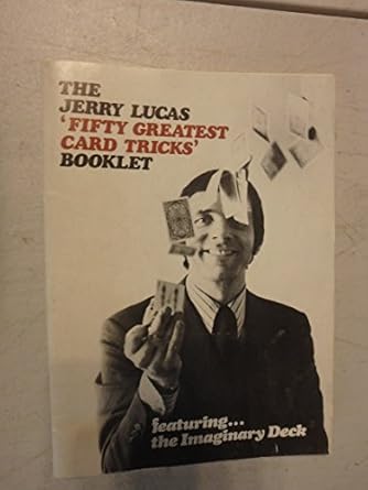 The Jerry Lucas 'Fifty Greatest Card Tricks' Booklet - featuring the ...
