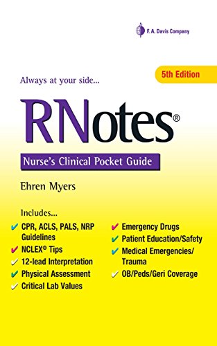 Rnotes Nurse's Clinical Pocket Guide - Kindle edition by Myers, Ehren ...