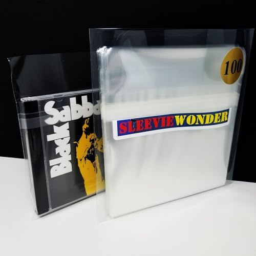 Amazon.com: (100) CD Resealable Outer Sleeves - Oversize - Fits Chubby ...