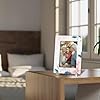 Amazon.com - Wooden Photo Frame with Stand, Pink Flower Butterfly ...