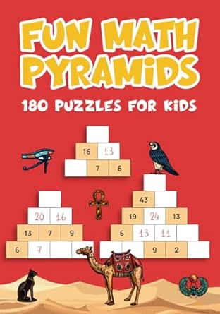 Fun Pyramid Math Puzzles for Kids: Math Drills With Addition and ...